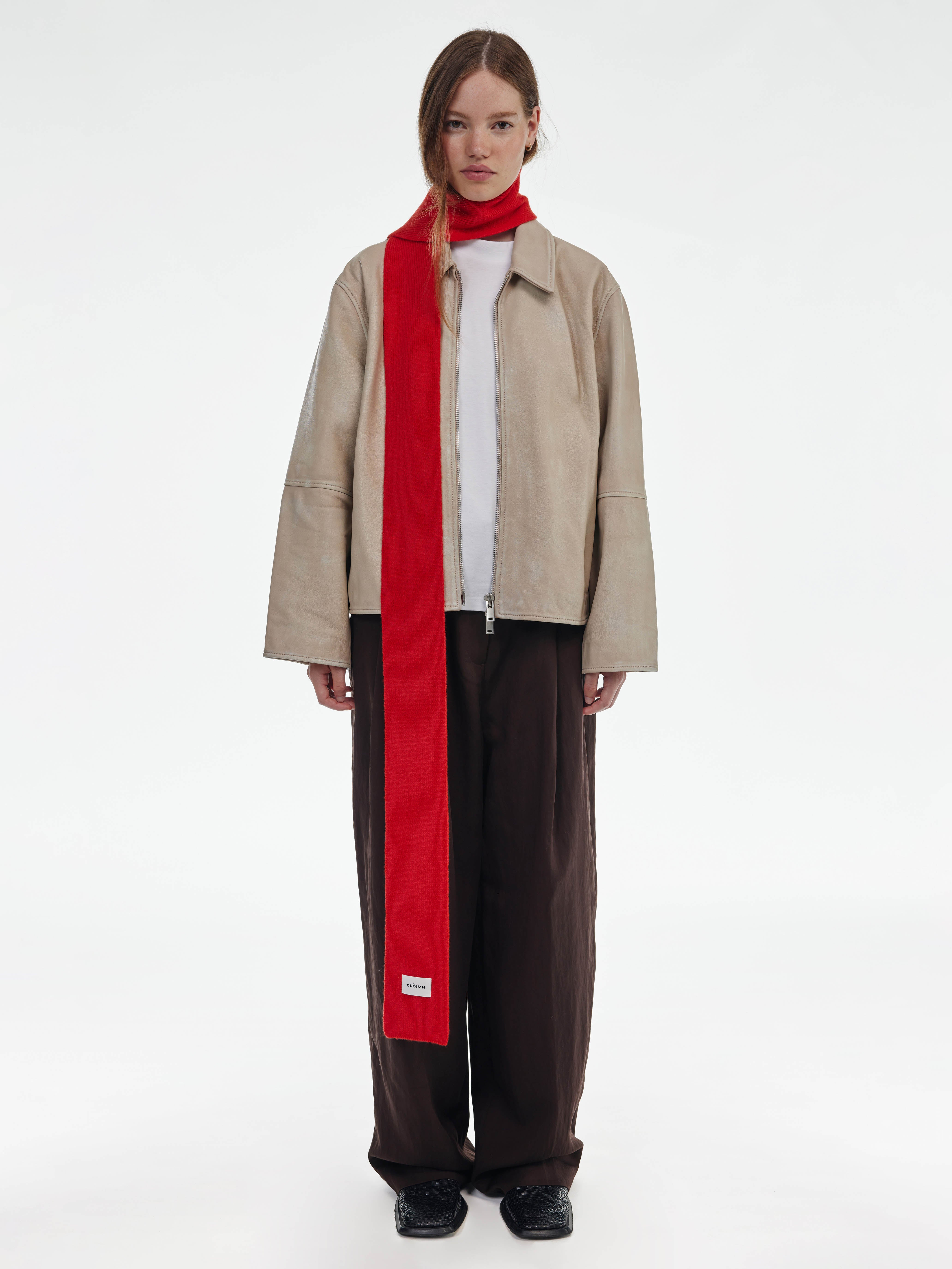 Mini Soft Wool Scarf - Red – CLÒIMH